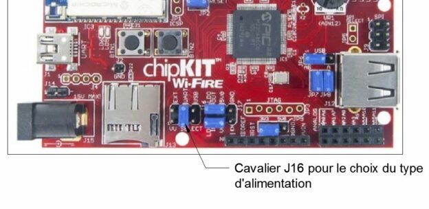 Carte microcontrôleur ChipKIT WI-FIRE - RedOhm